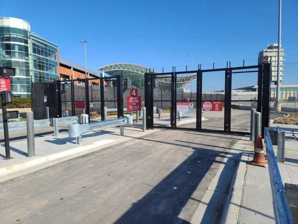 Folding Security Gates | Black Security Products