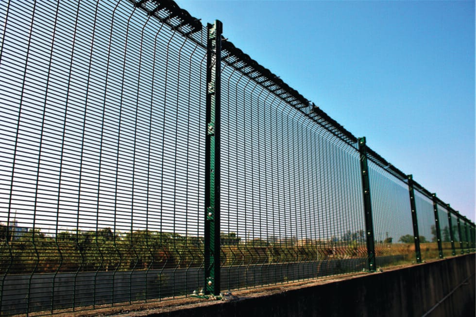 SecureMesh™ Level II Advanced Welded Security Mesh Fence | Black ...